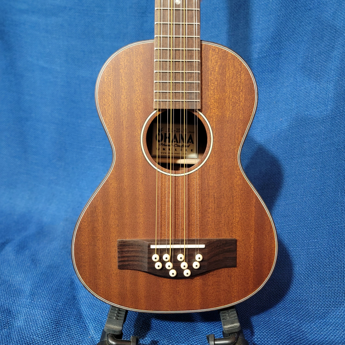Ohana Tenor Tiple 10 String TK-35-10 Solid Mahogany Steel String Ukule ...